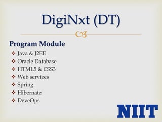 NIIT pune | PPT