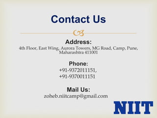 NIIT pune | PPT