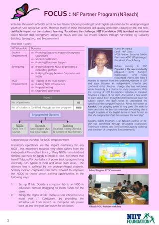 NIIT Foundation April'2013 Newsletter | PDF | Non-Profit Organizations ...