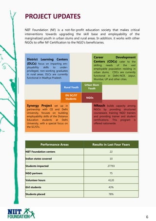 NIIT Foundation newsletter Jan'2012 | PDF