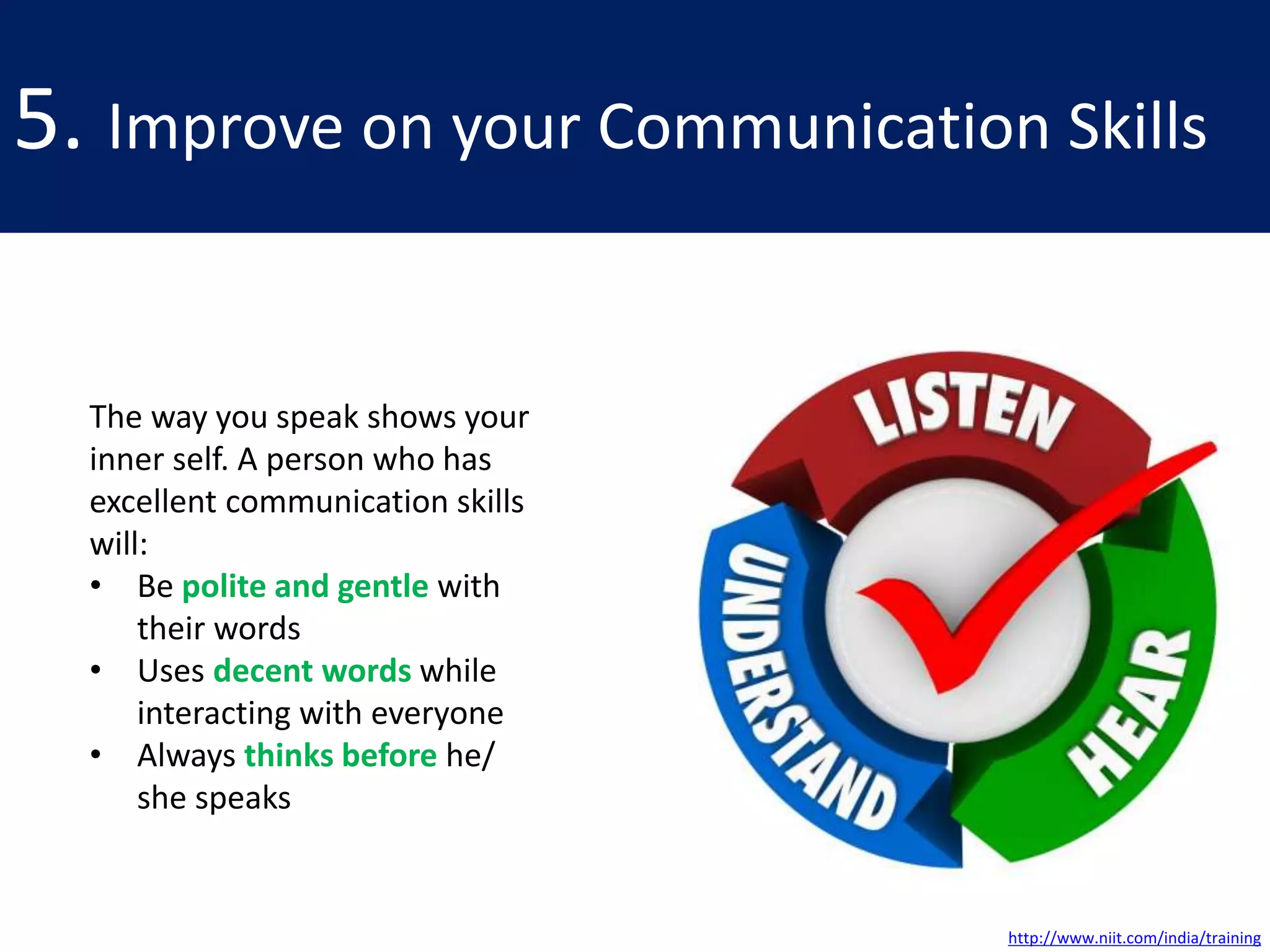 Personality Development Tips | PPTX