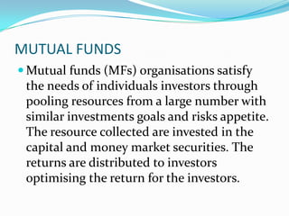 financial intermediaries and its types | PPTX