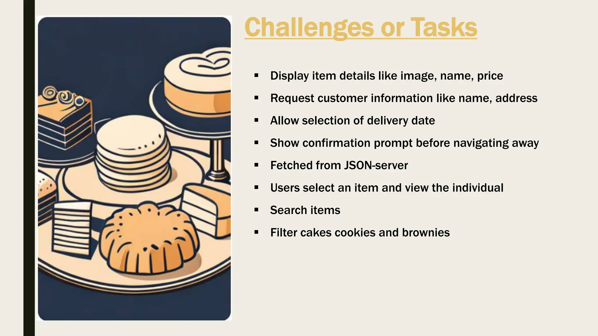 Front-End Project Bake My Cake with Angular | PPTX