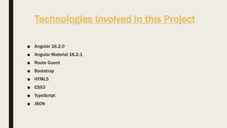 Front-End Project Bake My Cake with Angular | PPTX