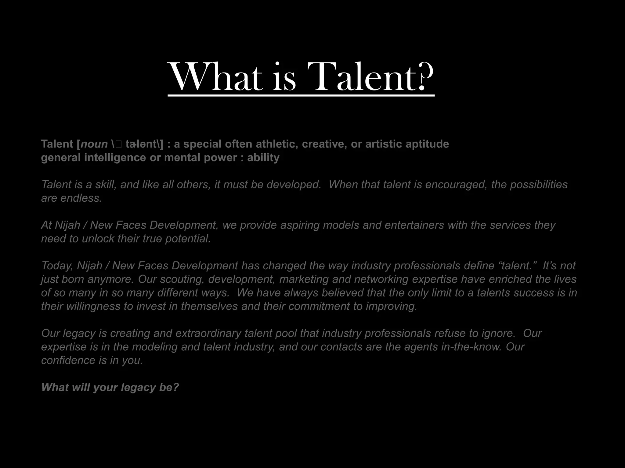 Nijah Development | PPTX