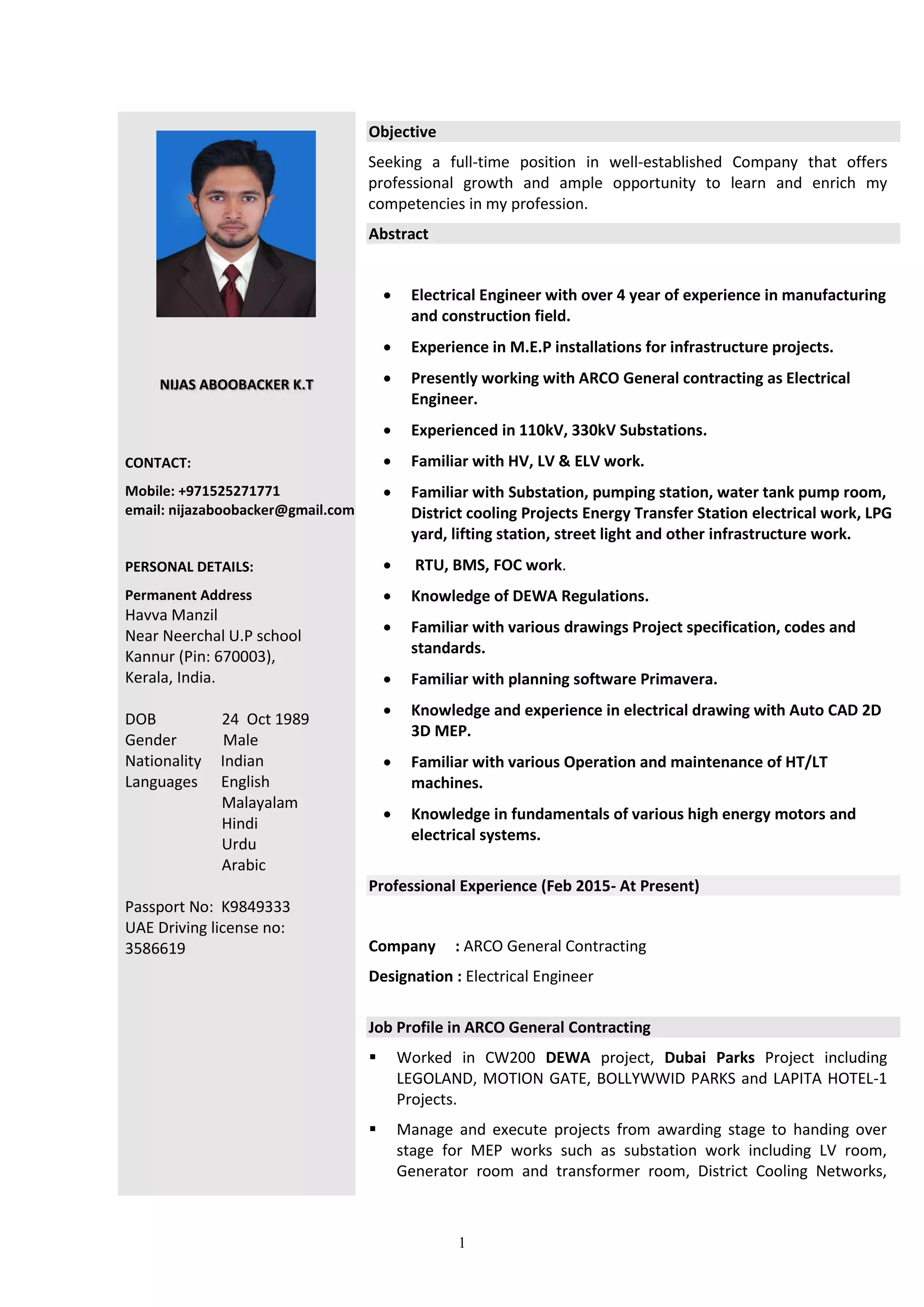 Nijaz cv . | PDF