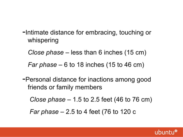 PROXEMICS | PPT | Science