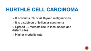 pathogenesis of thyroid carcinoma | PPTX