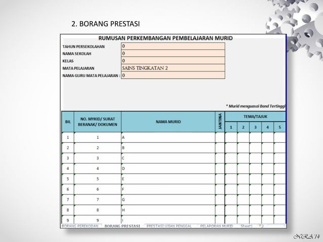 PANDUAN PENGGUNAAN MODUL MODUL PEREKODAN PERKEMBANGAN PEMBELAJAN MURID ...