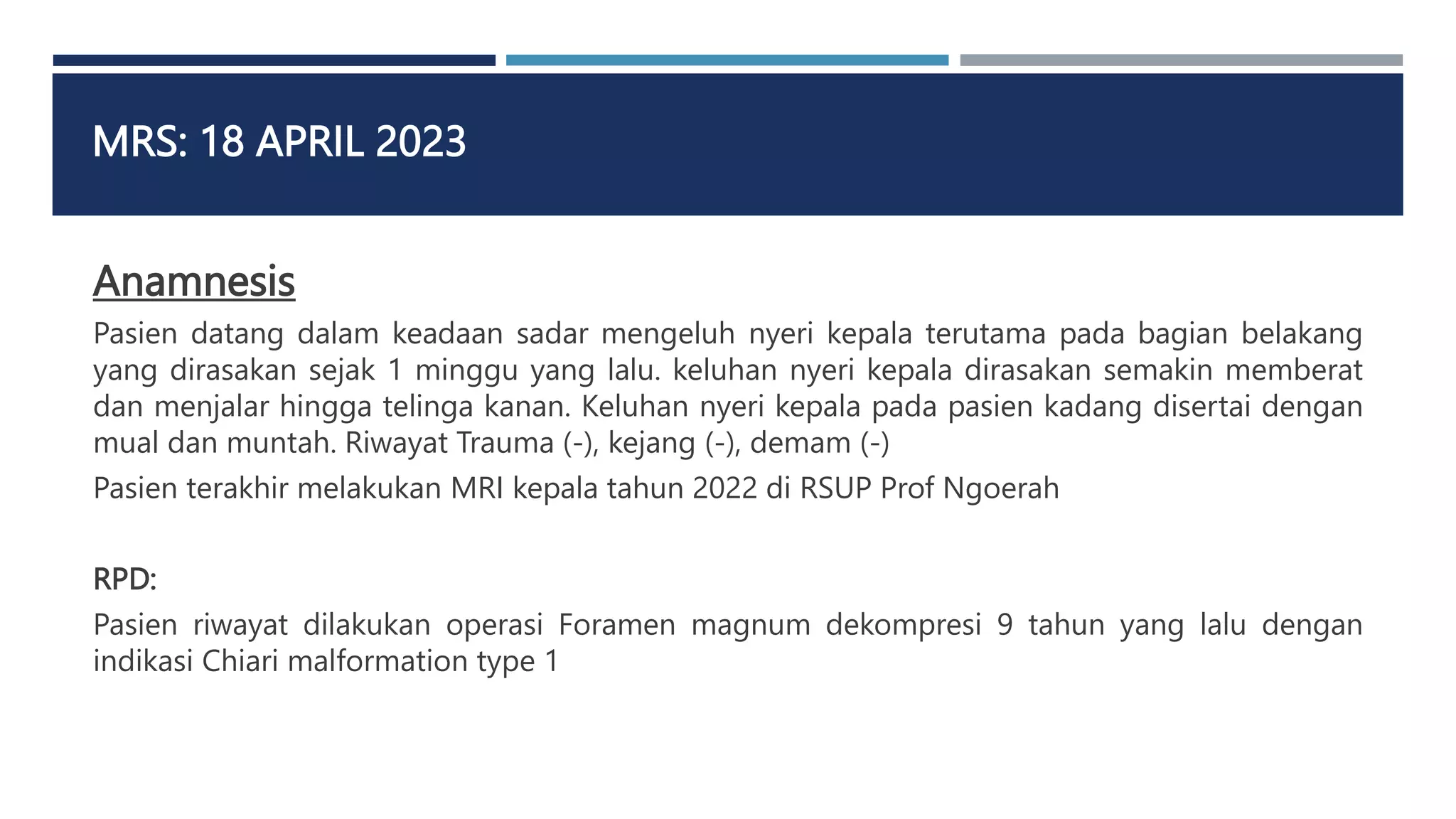 Chiari malformation.pptx