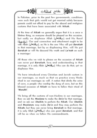 NIKAH By Hazrat Maulana Abdul Hamid Ishaq (Daamat Barakaatuhum) | PDF