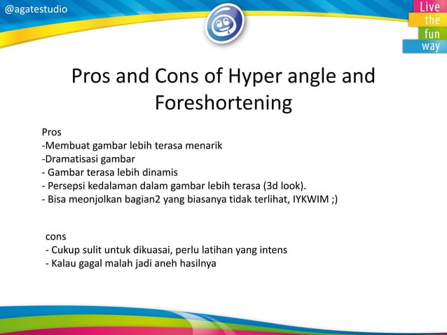 Nika hyper angle and foreshortening | PPT