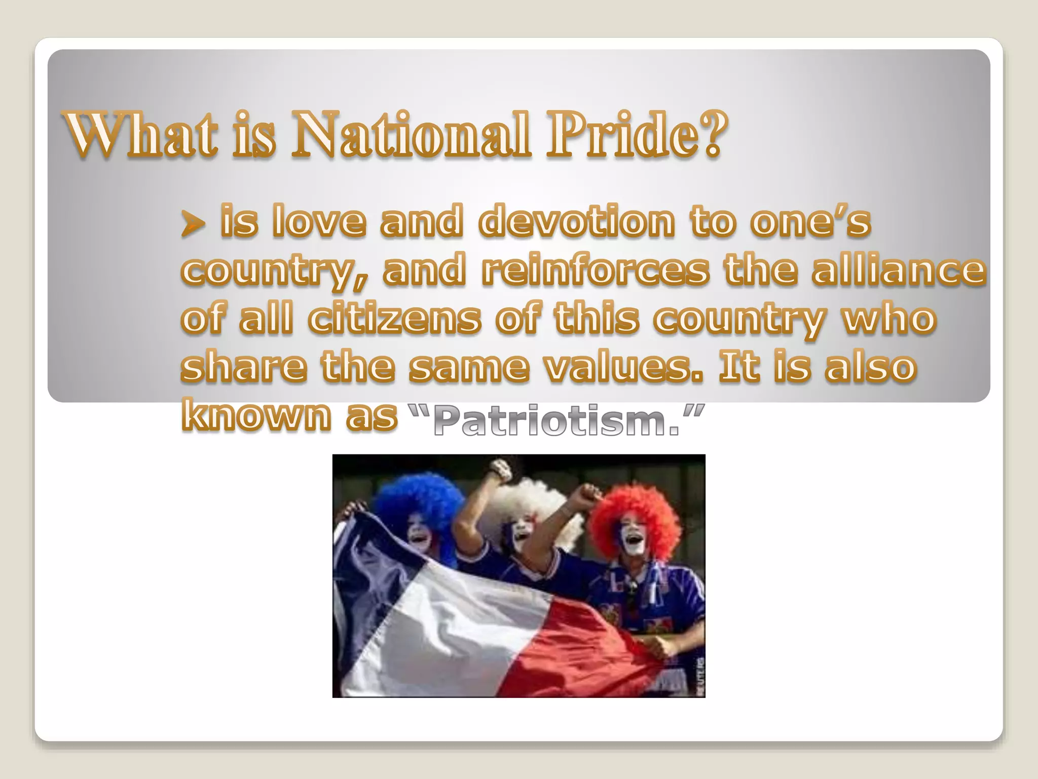 Nationalism and National Pride | PPTX