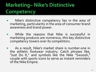 Nike- Strategic analysis | PPTX