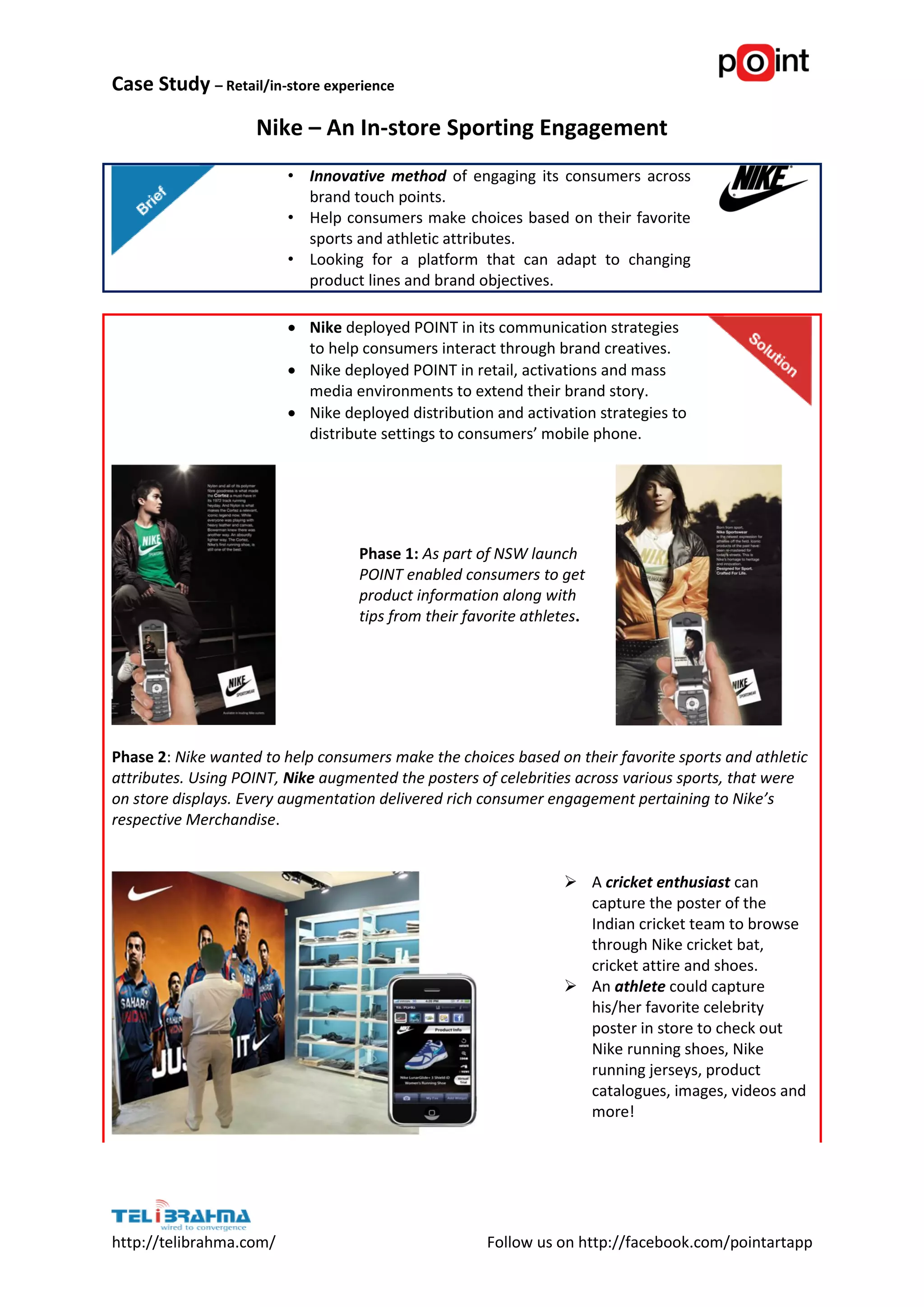Nike – An Instore Sporting Engagement | PDF | Business | Business and ...