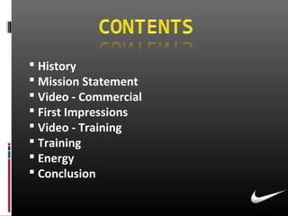 Nike Presentation | PPT