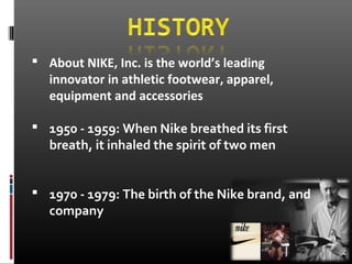 Nike Presentation | PPT