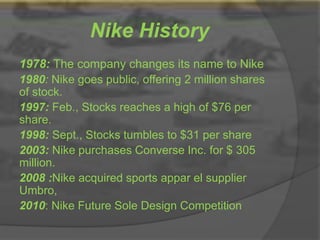 Nike | PPTX