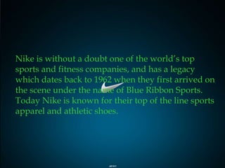 Nike product line | PPTX