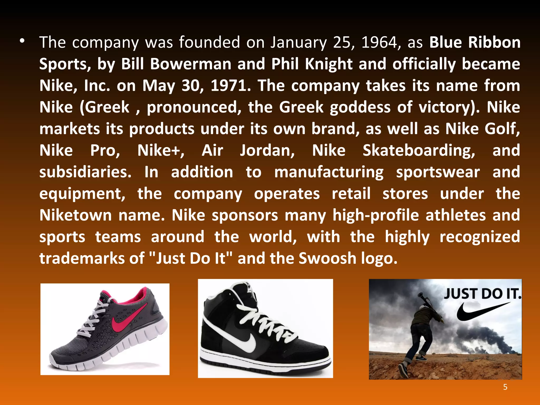 Nike brand analysis | PPT