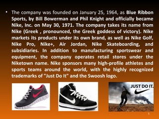 Nike brand analysis | PPT