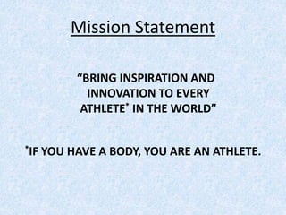 Nike product info and history | PPTX