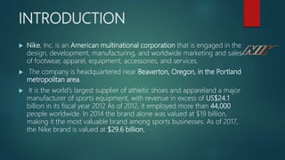 Nike presentation | PPTX