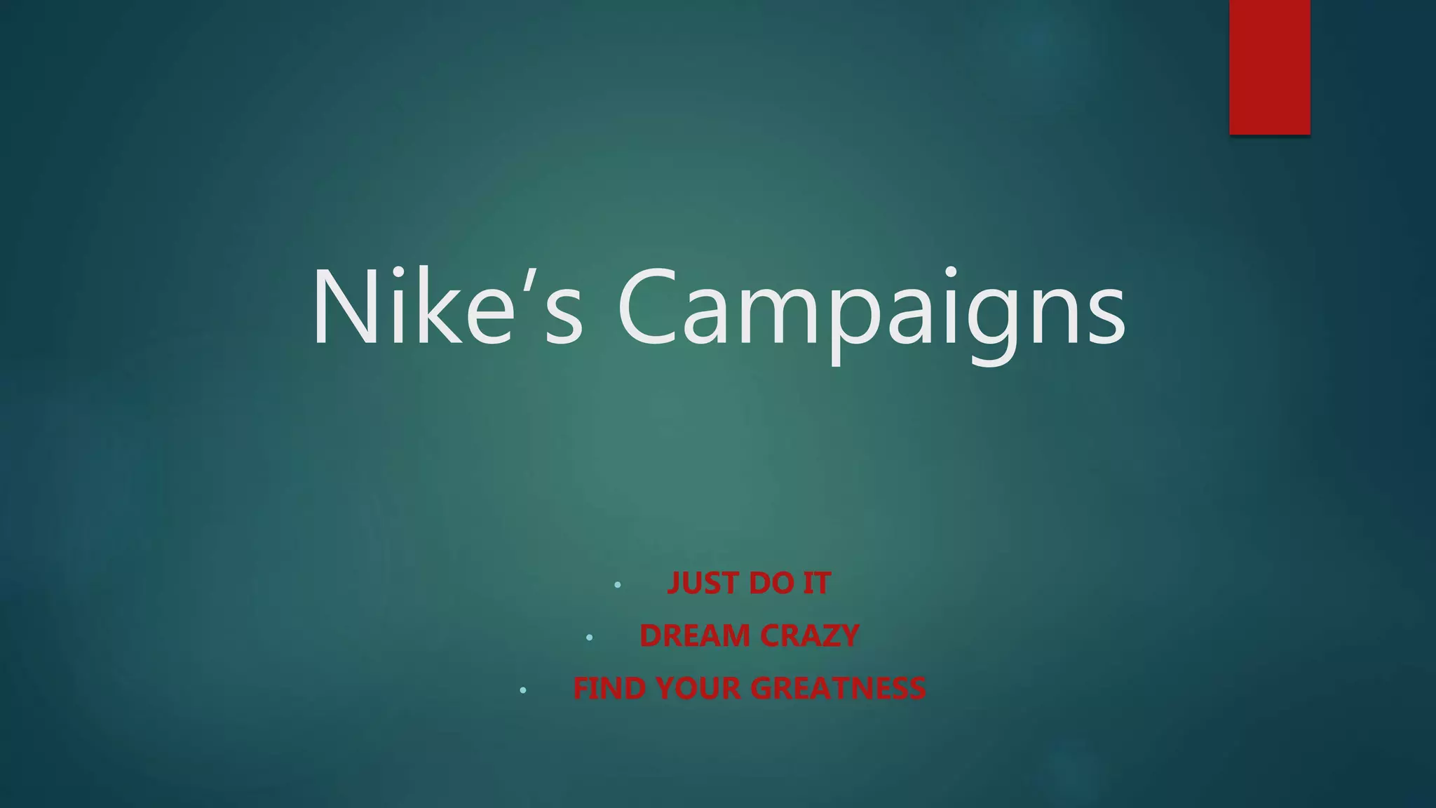 Presentation on Nike | PPTX