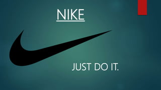 Presentation on Nike | PPTX