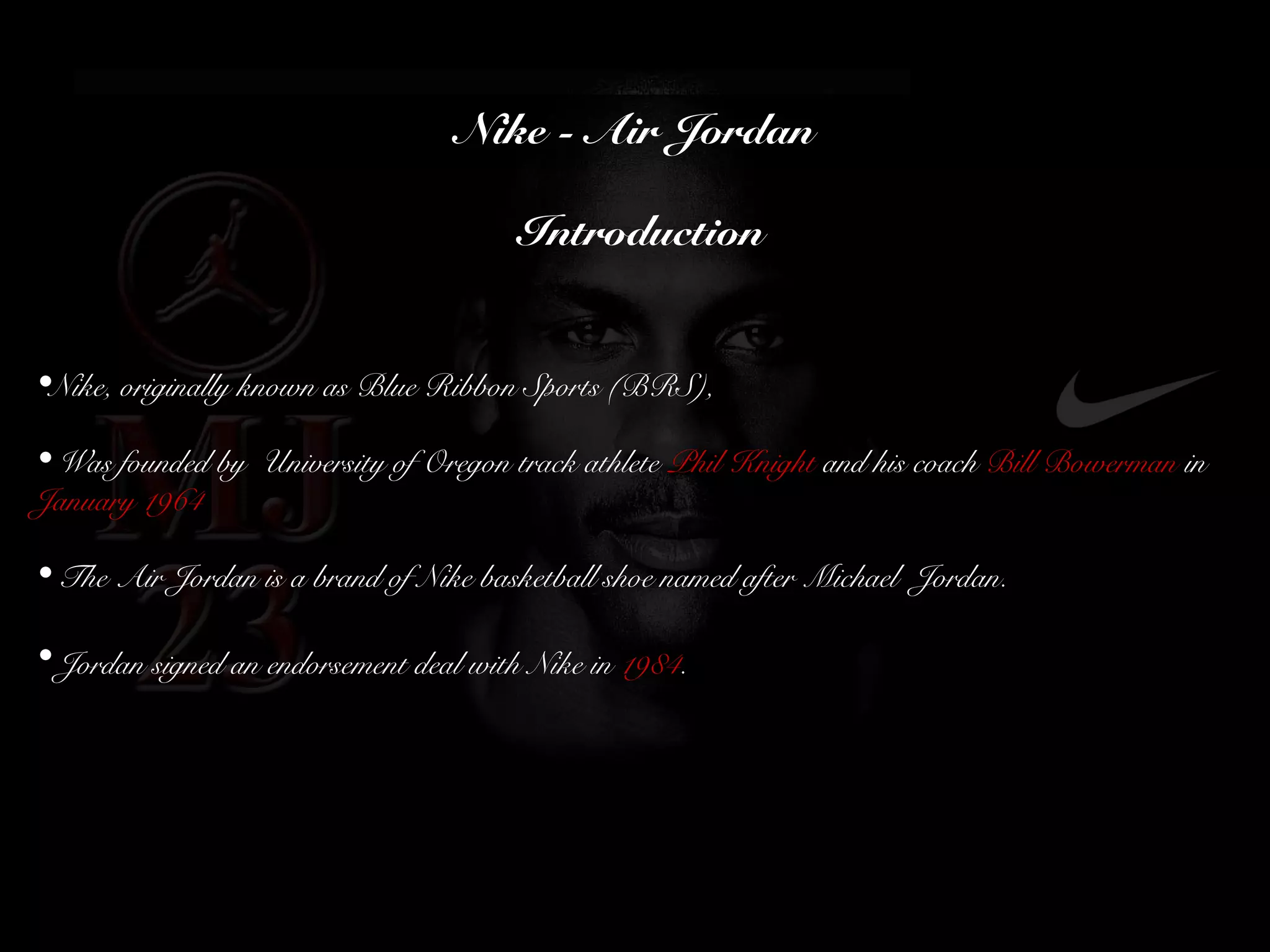 Nike air jordan | PPT