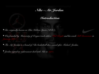 Nike air jordan | PPT