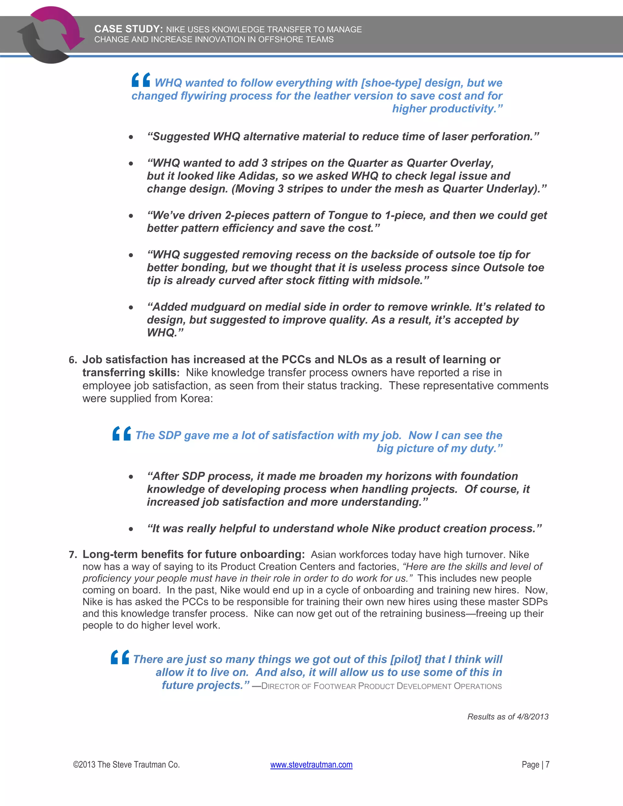 Nike case-study innovation-and-change-management | PDF