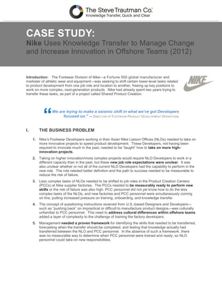 Nike case-study innovation-and-change-management | PDF