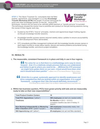 Nike case-study innovation-and-change-management | PDF