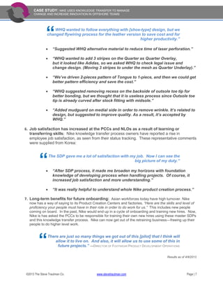 Nike case-study innovation-and-change-management | PDF