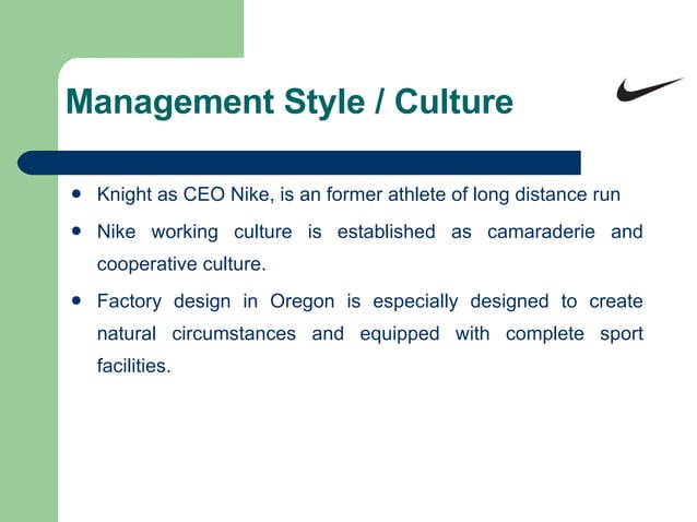 Nike Environmental Analysis | PPT