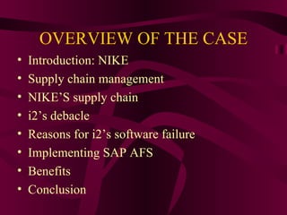 Nike Final's ERP Implementation | PPT