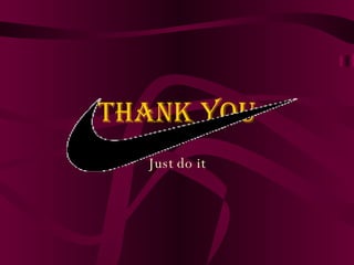 Nike Final's ERP Implementation | PPT