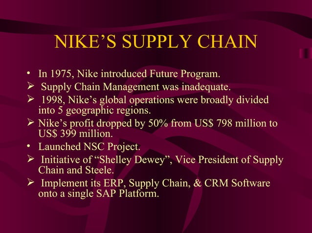 Nike Final's ERP Implementation | PPT | Business Operations | Business