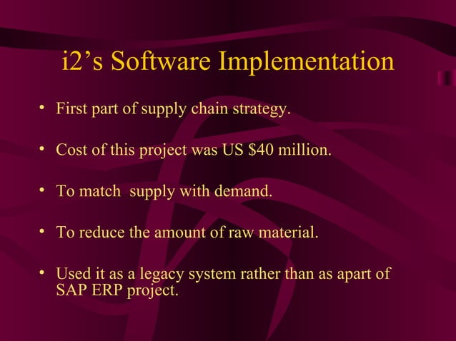 Nike Final's ERP Implementation | PPT | Business Operations | Business