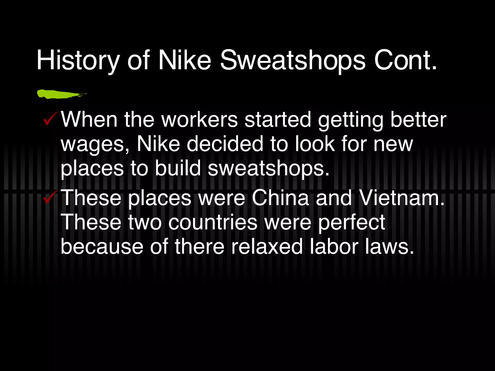 Nike Is Bad | PPT
