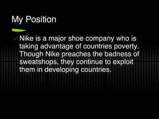 Nike Is Bad | PPT