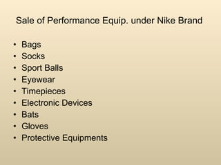 Nike 2007 Financial Statement Comparision with Statement | PPT