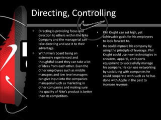 Nike Management Review | PPTX