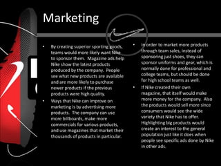Nike Management Review | PPTX