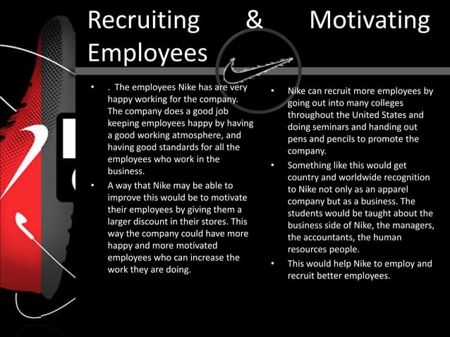 Nike Management Review | PPTX | Business Operations | Business