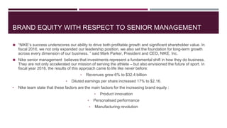 Nike brand equity | PPTX