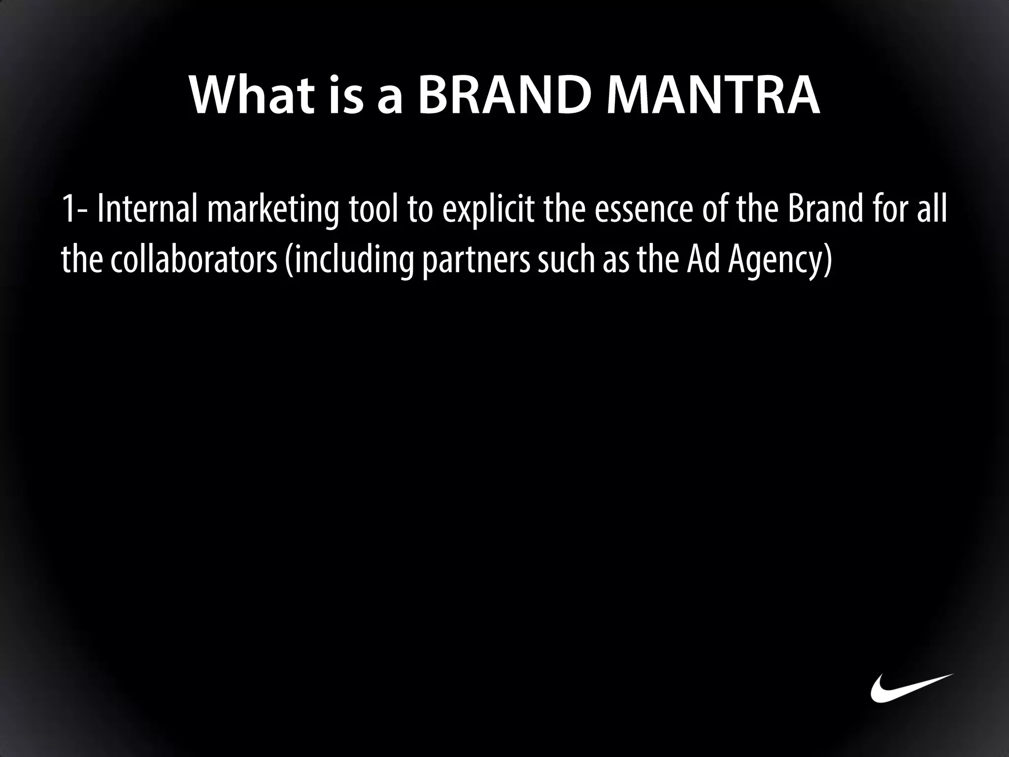 NIKE Brand Mantra - Brand Managemement | PDF