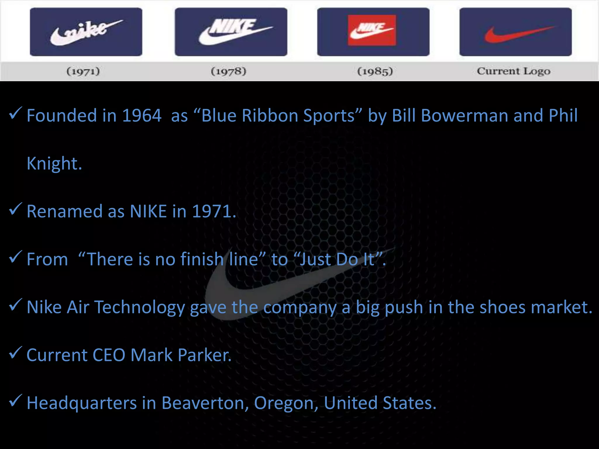 Nike She Runs Campaign | PPTX