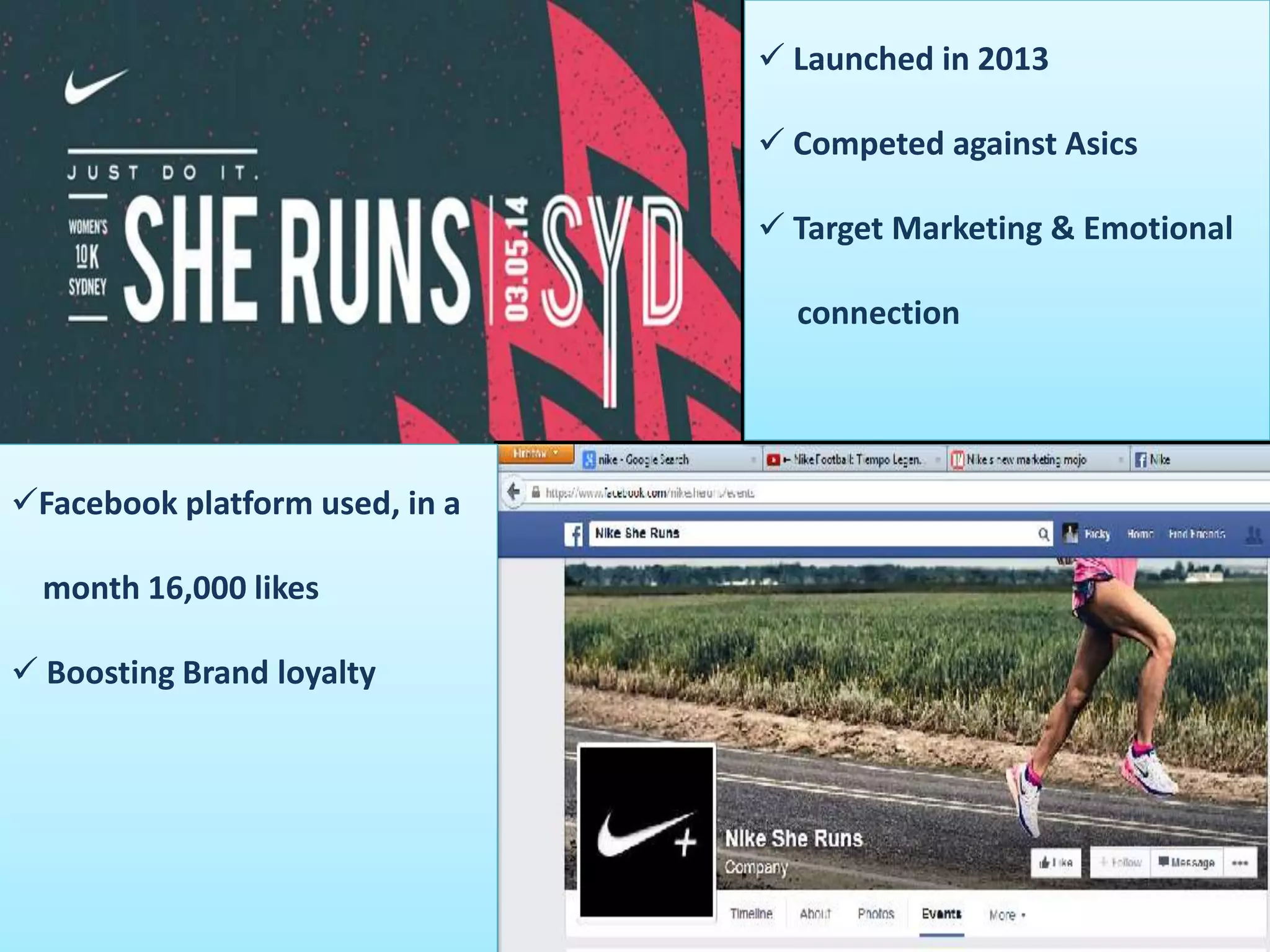 Nike She Runs Campaign | PPTX